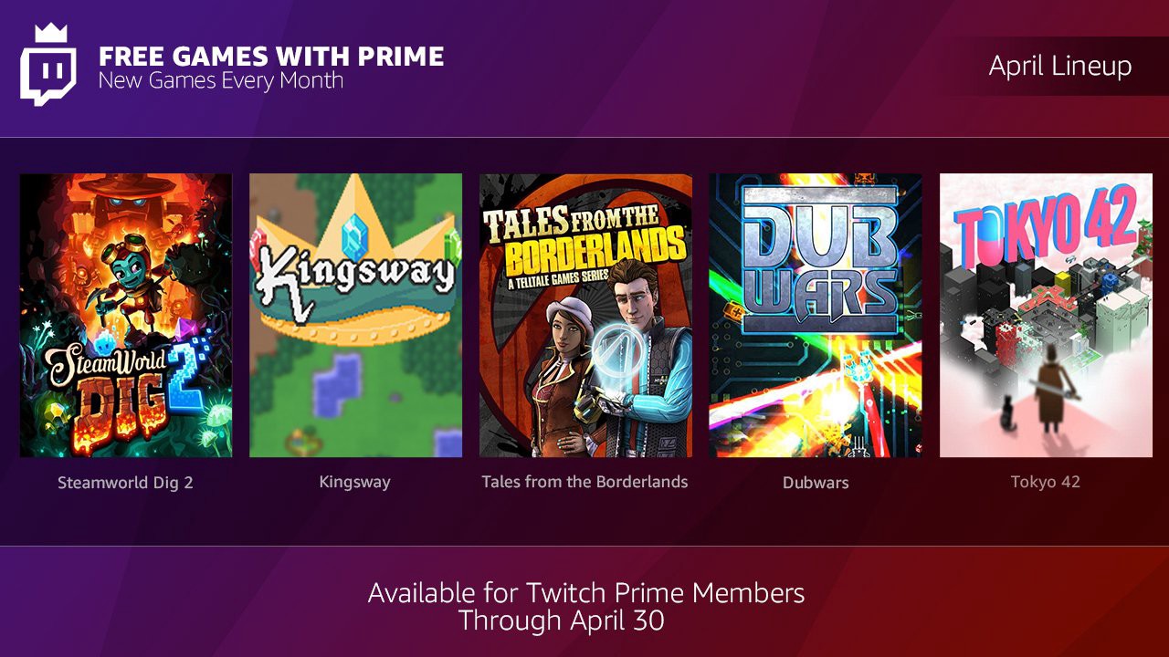 New Rewards for Twitch Prime Members!