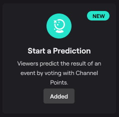Channel Points Predictions: Let viewers guess your destiny