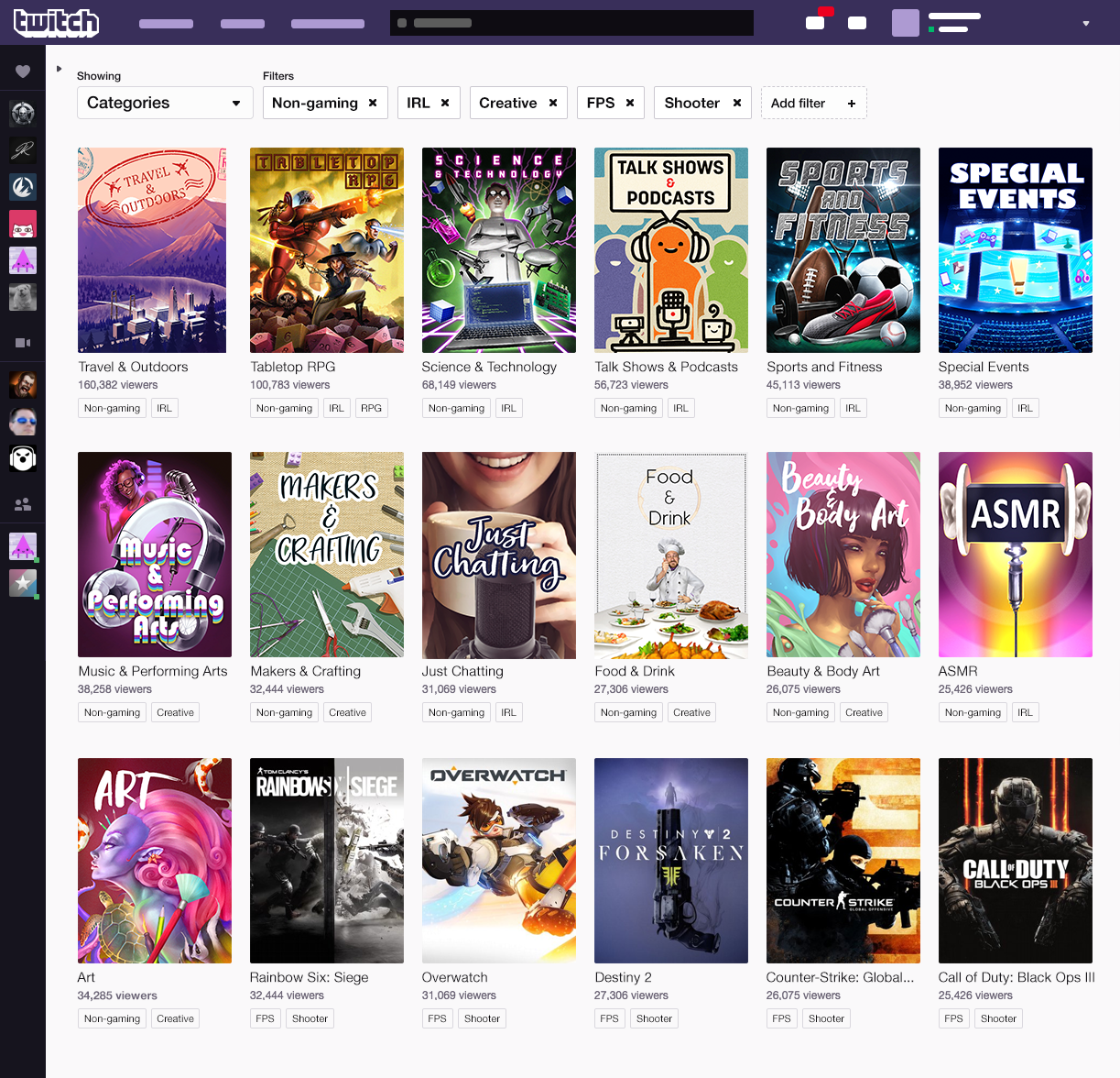 Introducing Tags and New Categories: New Ways to Discover Streamers on ...