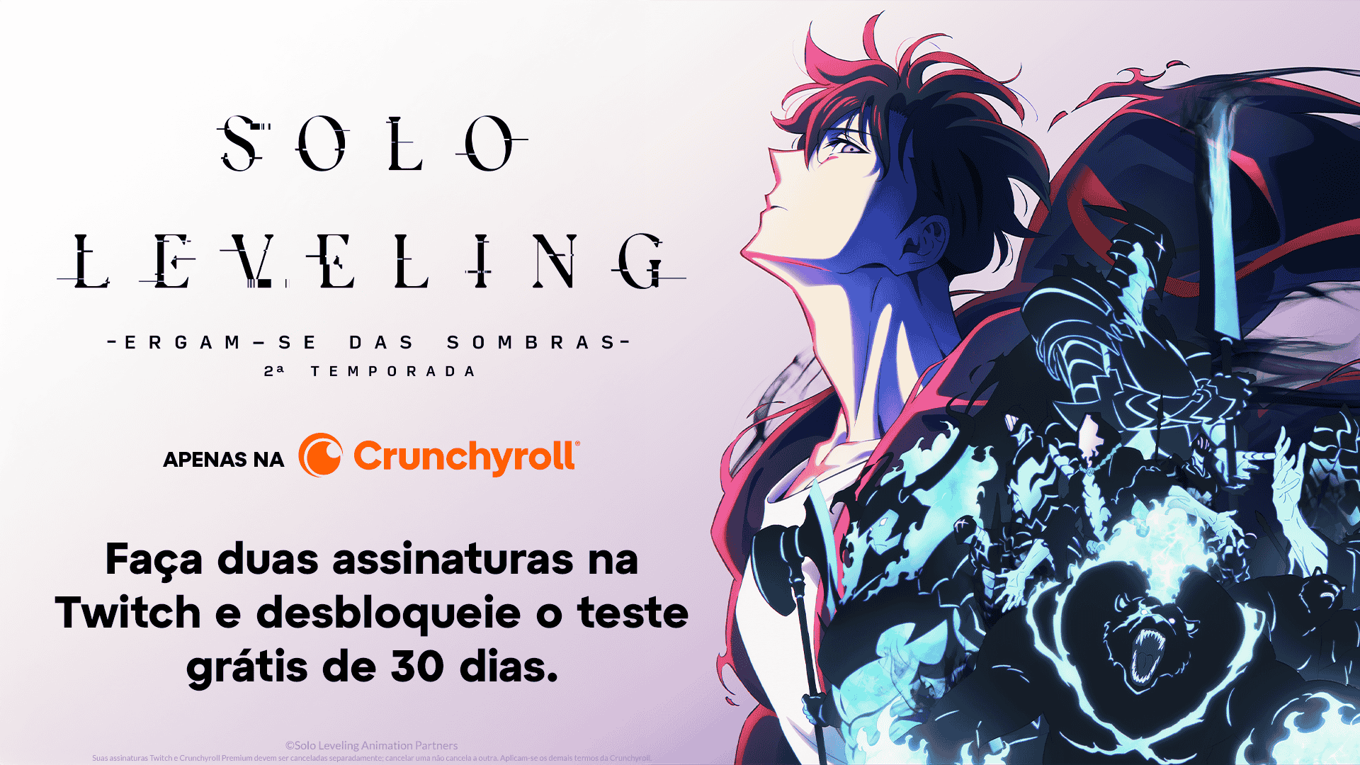 Com dois subs na Twitch, você pode ganhar 30 dias de Crunchyroll Mega Fan!