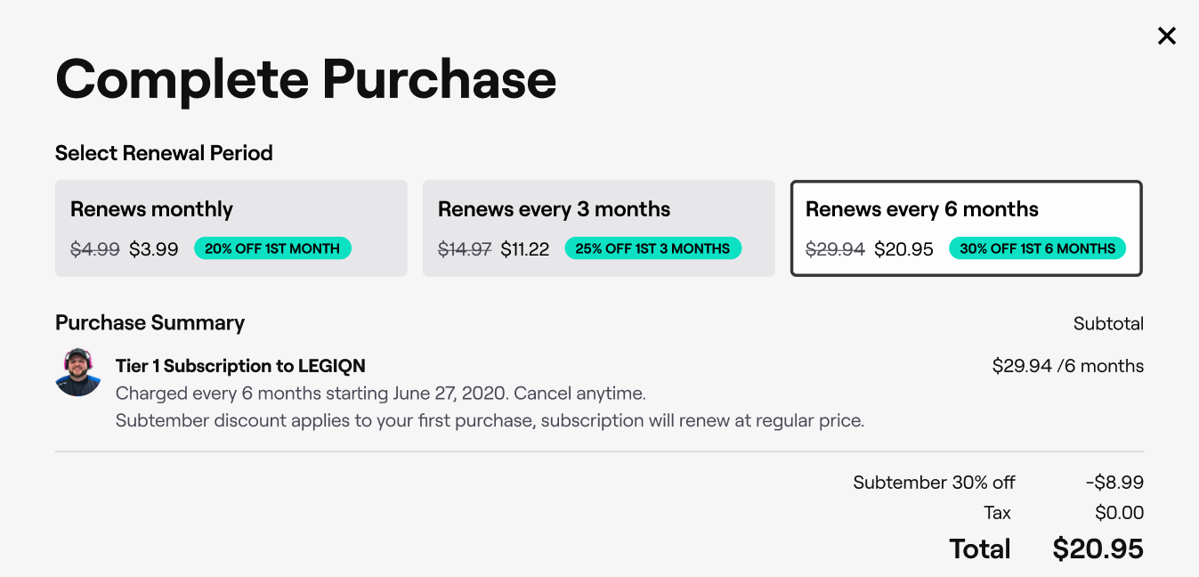 SUBtember 回來了：支持越多省越多