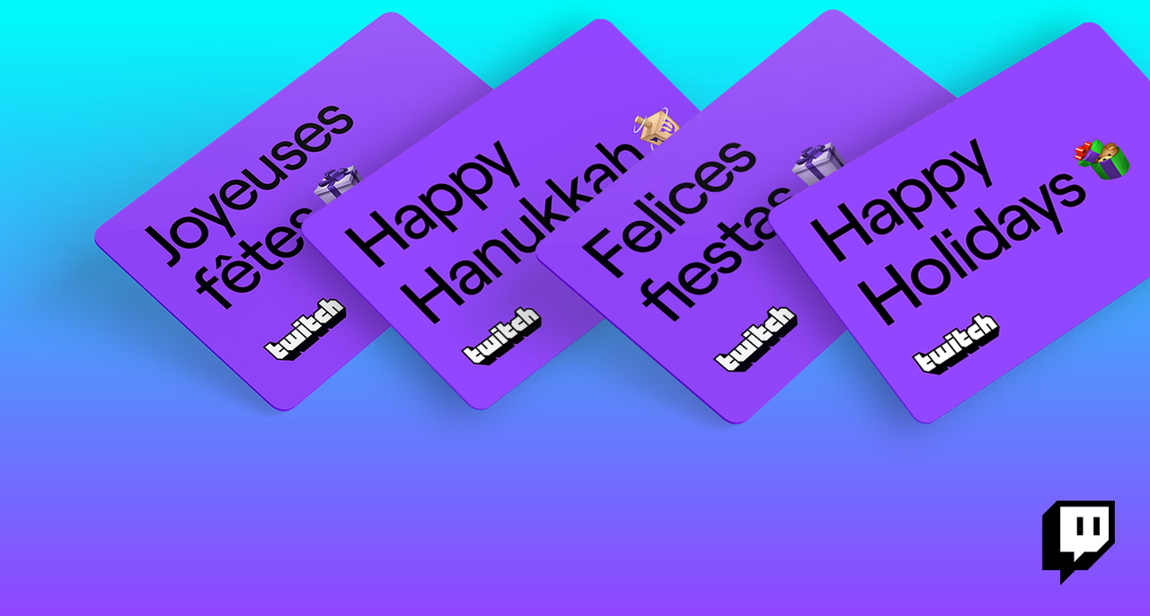 Dê um hype no seu fim de ano com os Twitch Gift Cards